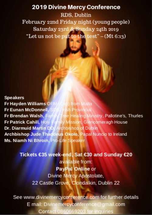 poster divine mercy 2019 - Catholicireland.netCatholicireland.net